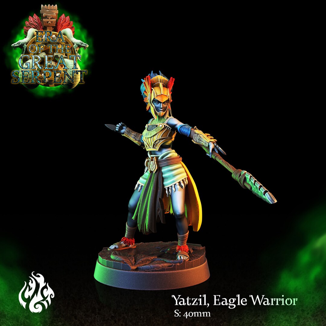 Yatzil, Eagle Warrior Era of the Great Serpent Crippled God Foundry - Etsy