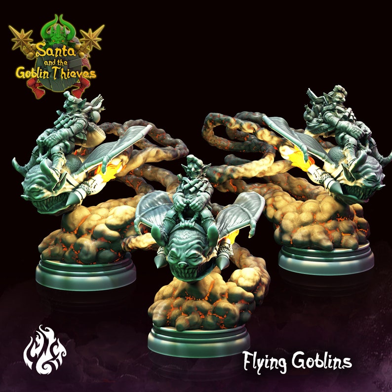 Flying Goblins Santa & Goblin Thieves Crippled God Foundry - Etsy