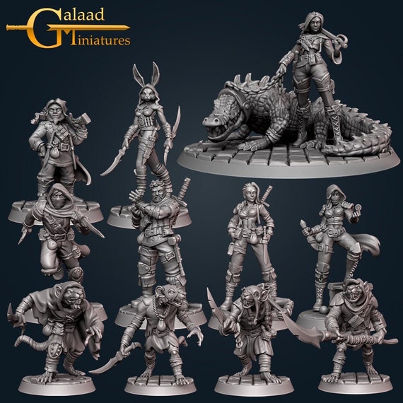 Full Thieves Guild Set Galaad Miniatures - Etsy