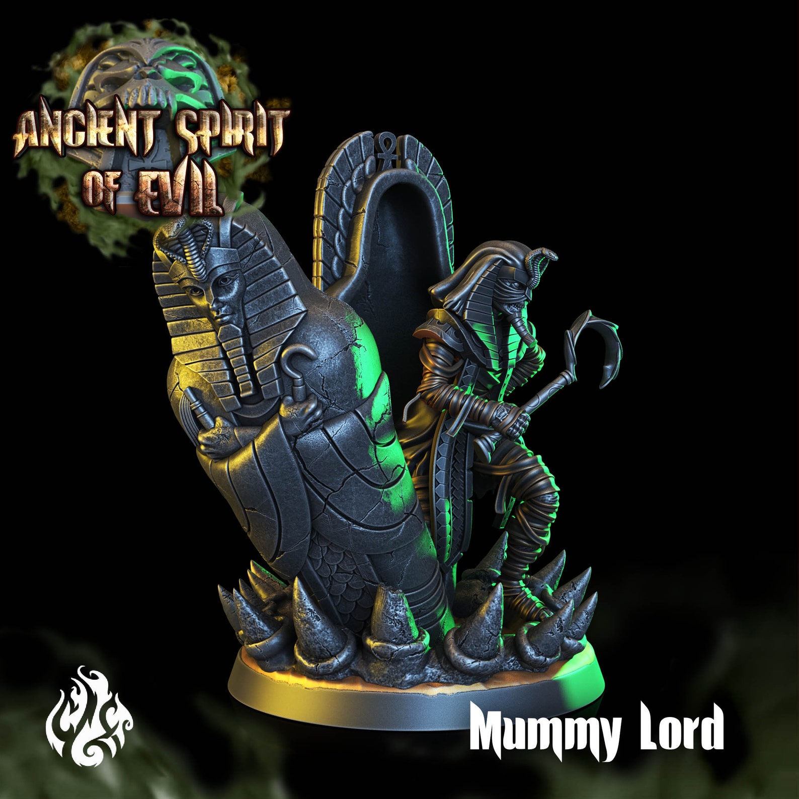 Mummy Lord Ancient Spirit of Evil Crippled God Foundry - Etsy
