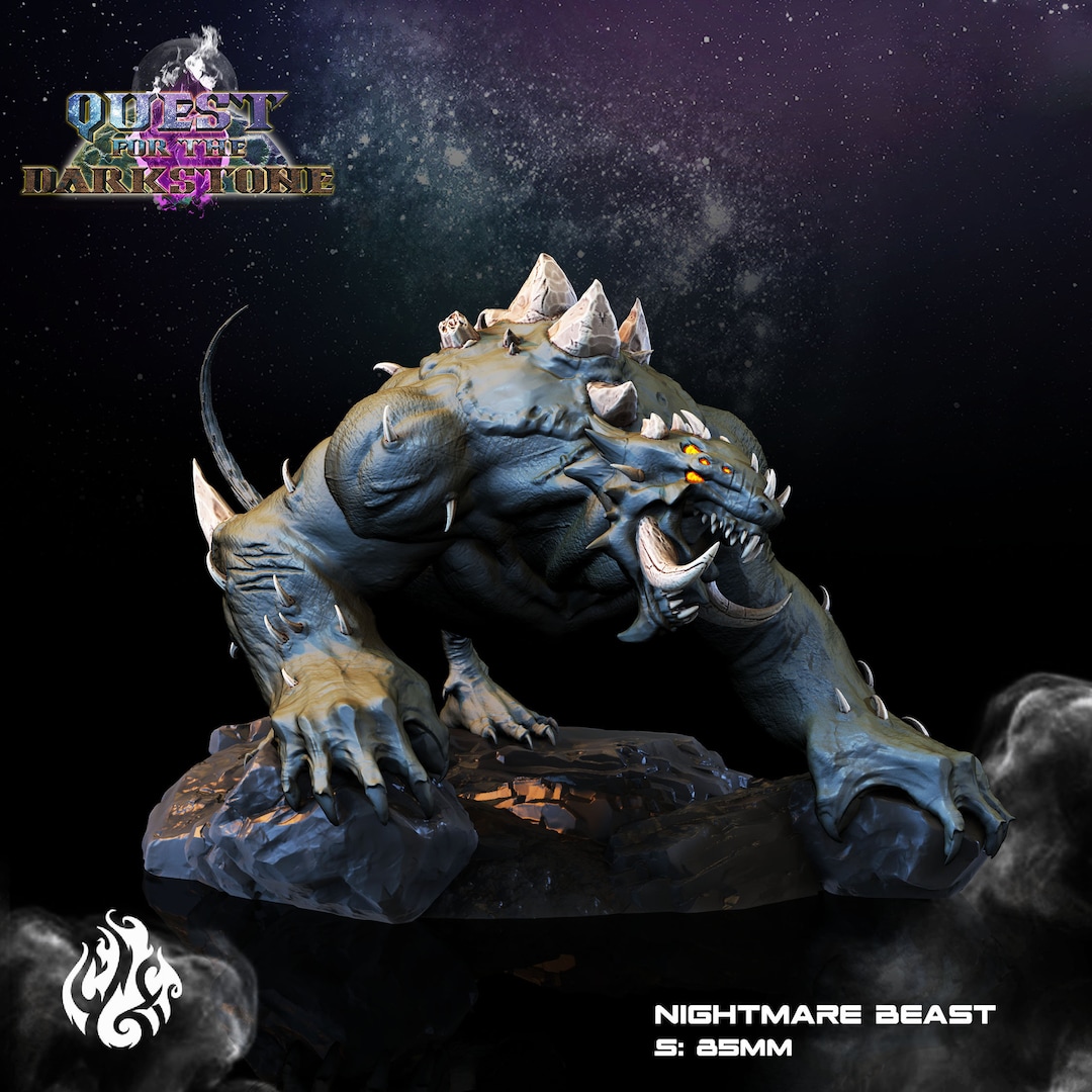 Nightmare Beast | Quest for the Darkstone - Crippled God Foundry - Etsy