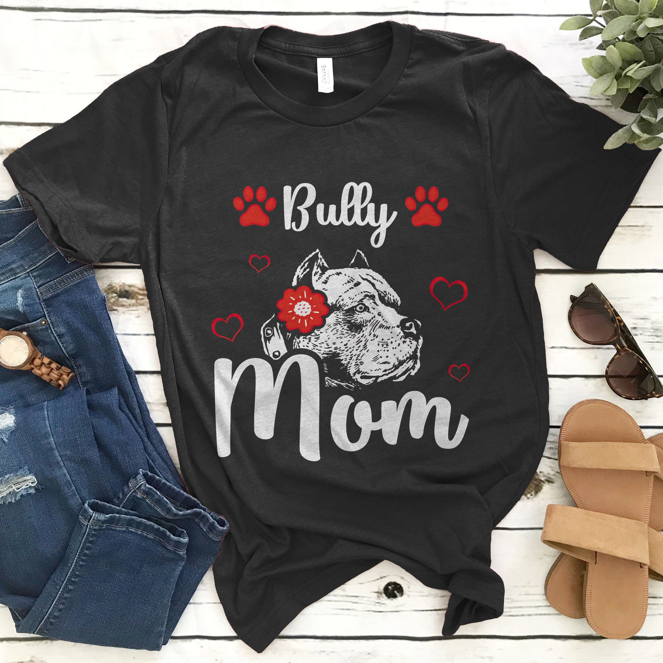 American Bully Mom, Pitbull Shirt, American Bully Shirt, American ...