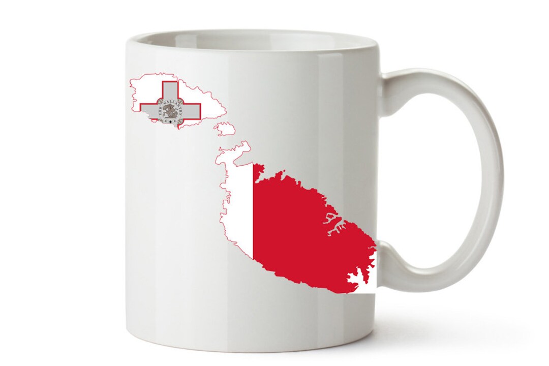 Map of Malta Mug - Etsy
