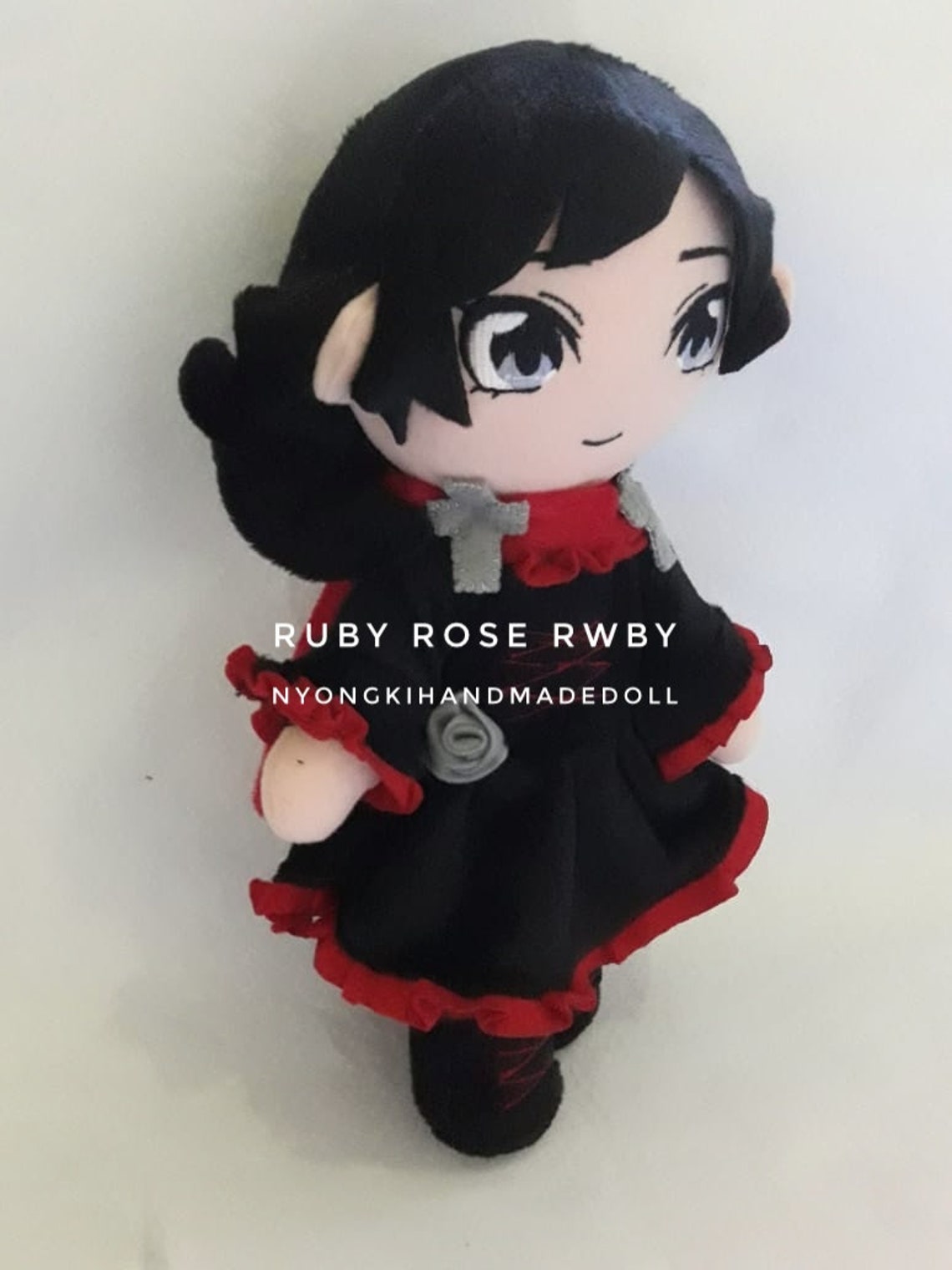 Custom Plush From Your Favourite Game or Anime Ruby Rose From - Etsy