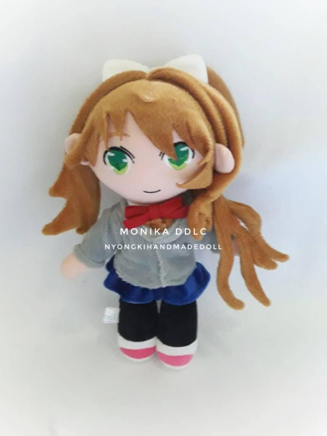 Monika DDLC from Doki Litelature club Custom Plush from your | Etsy