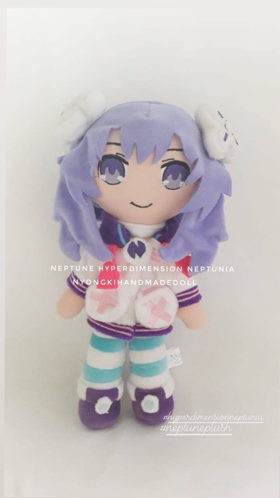 Neptune From Hyperdimension Neptunia Custom Plush From Your - Etsy