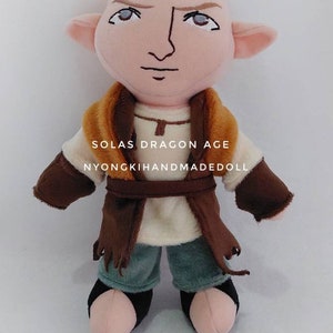 Solas From Dragon Age - Custom Plush From Your Favourite Character - Etsy