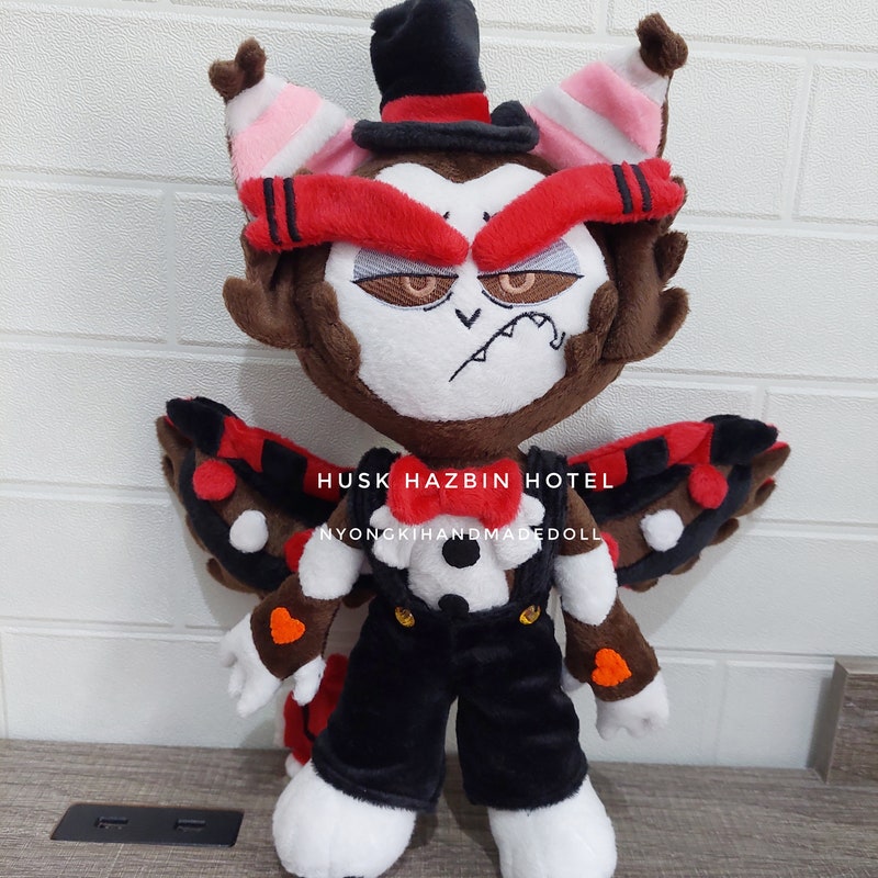 Husk Hazbin Hotel Plush - Etsy