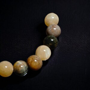 Blue Tiger Eye, Honey Calcite, Coral Jade Bracelet Natural Stones 10mm ...