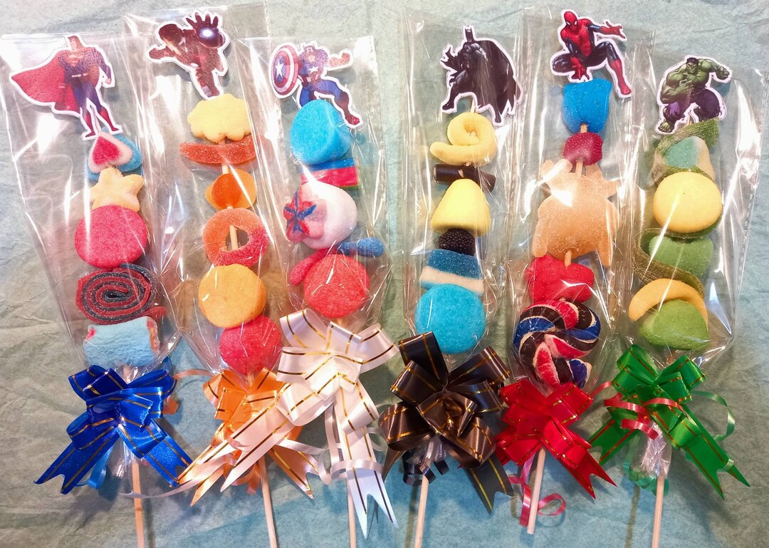 Superhero Sweet Kebabs - Etsy UK