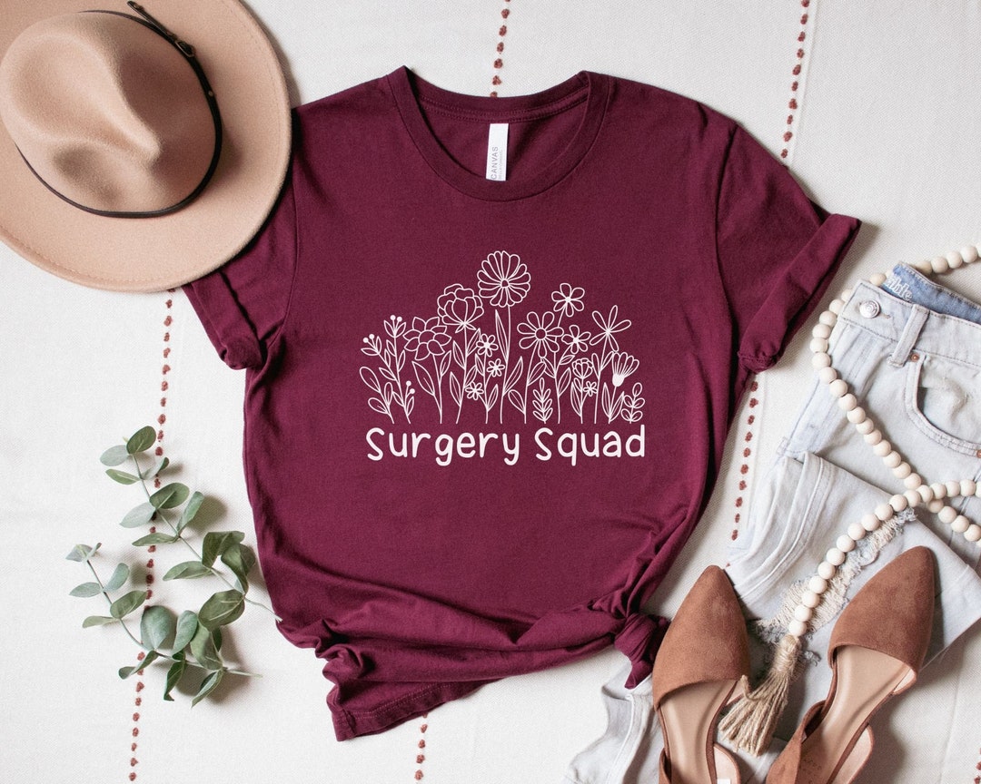 Surgical Tech Shirt Operating Room Nurse Surgical Team Shirts Surgical ...