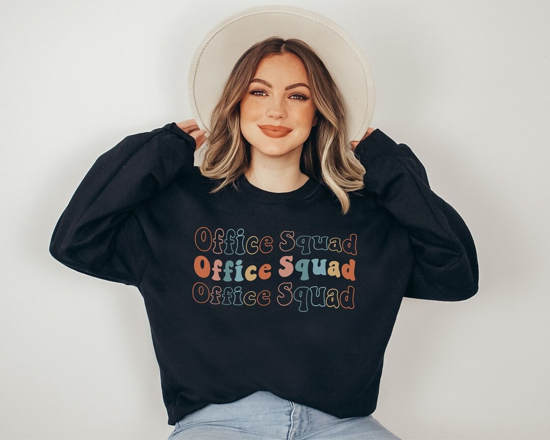 Front Office Squad Front Office Lady Sweatshirt School Secretary Front ...