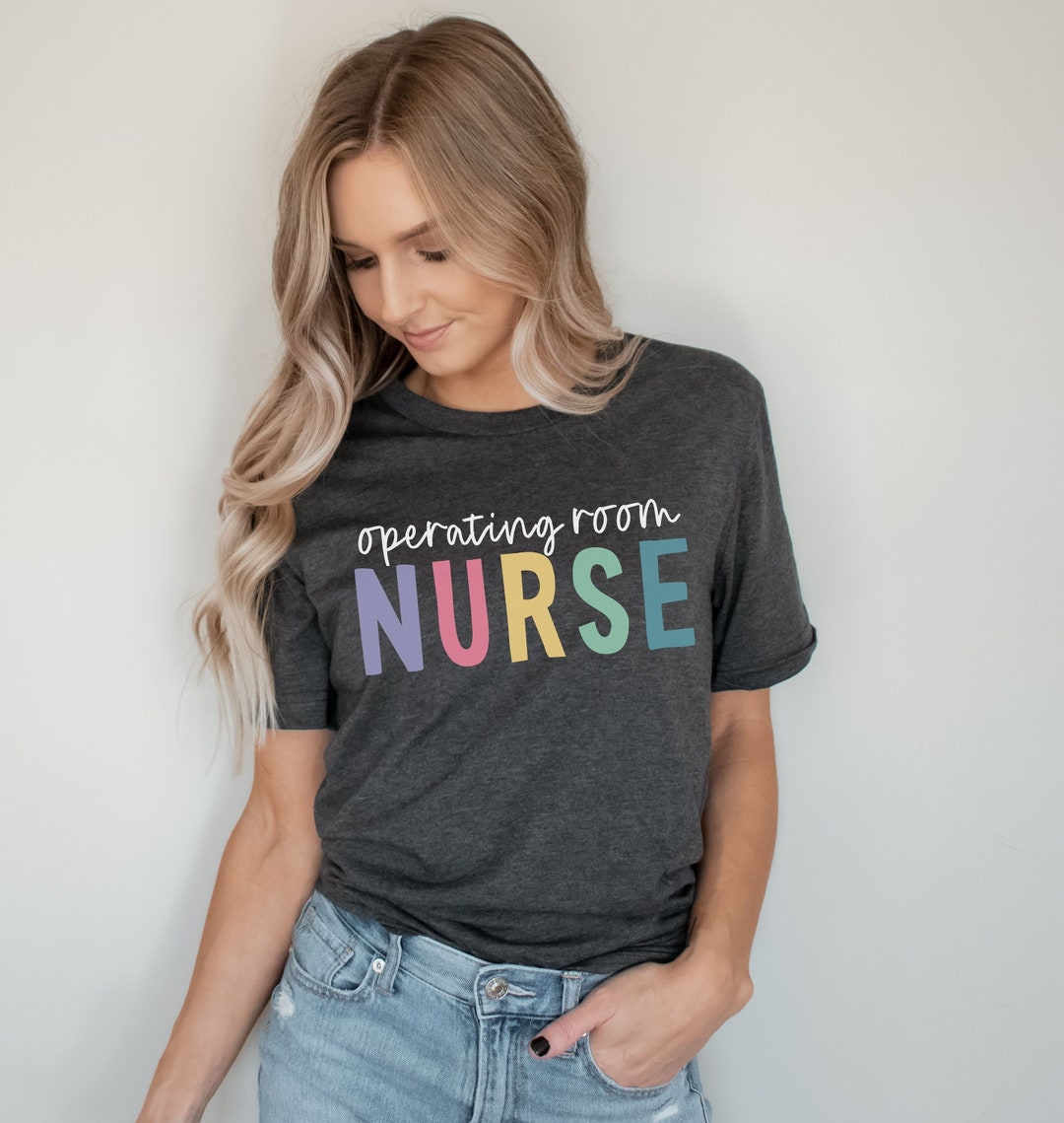 Operating Room Nurse Shirt OR Nurse Tshirt SICU ICU Nurses Nurse Gift ...