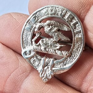 Scottish Sterling Silver Clan Graham Badge, Small and Light. KR/974 - Etsy