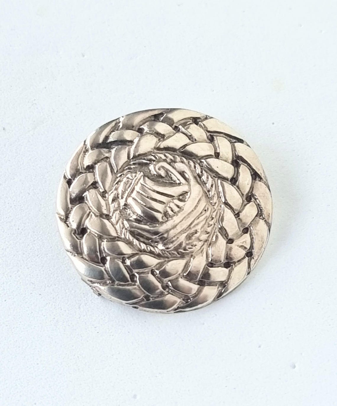 Vintage Scottish Silver Targe or Shield Brooch Hallmarked Chester in ...