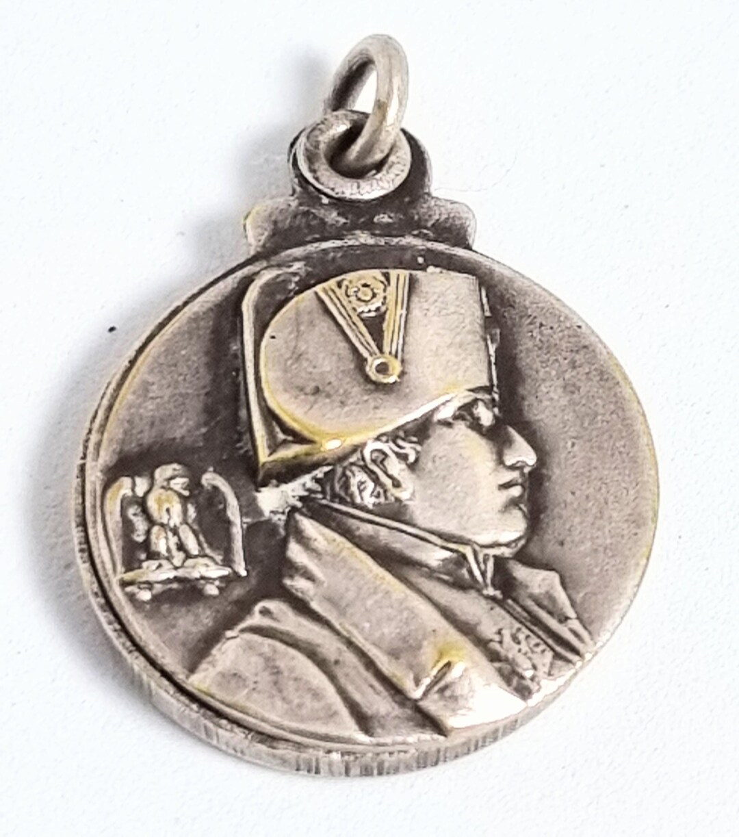 Antique French Napoleon Bonaparte Sliver Plated Sliding Locket. KO/1643 ...