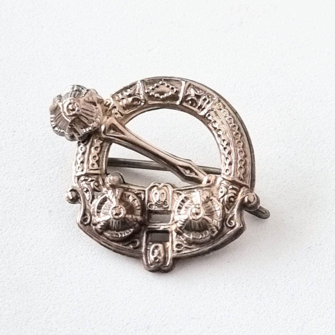 Vintage 1930s Sterling Silver "tara" Style Brooch, Tiny, Tiny, KI/1275 ...