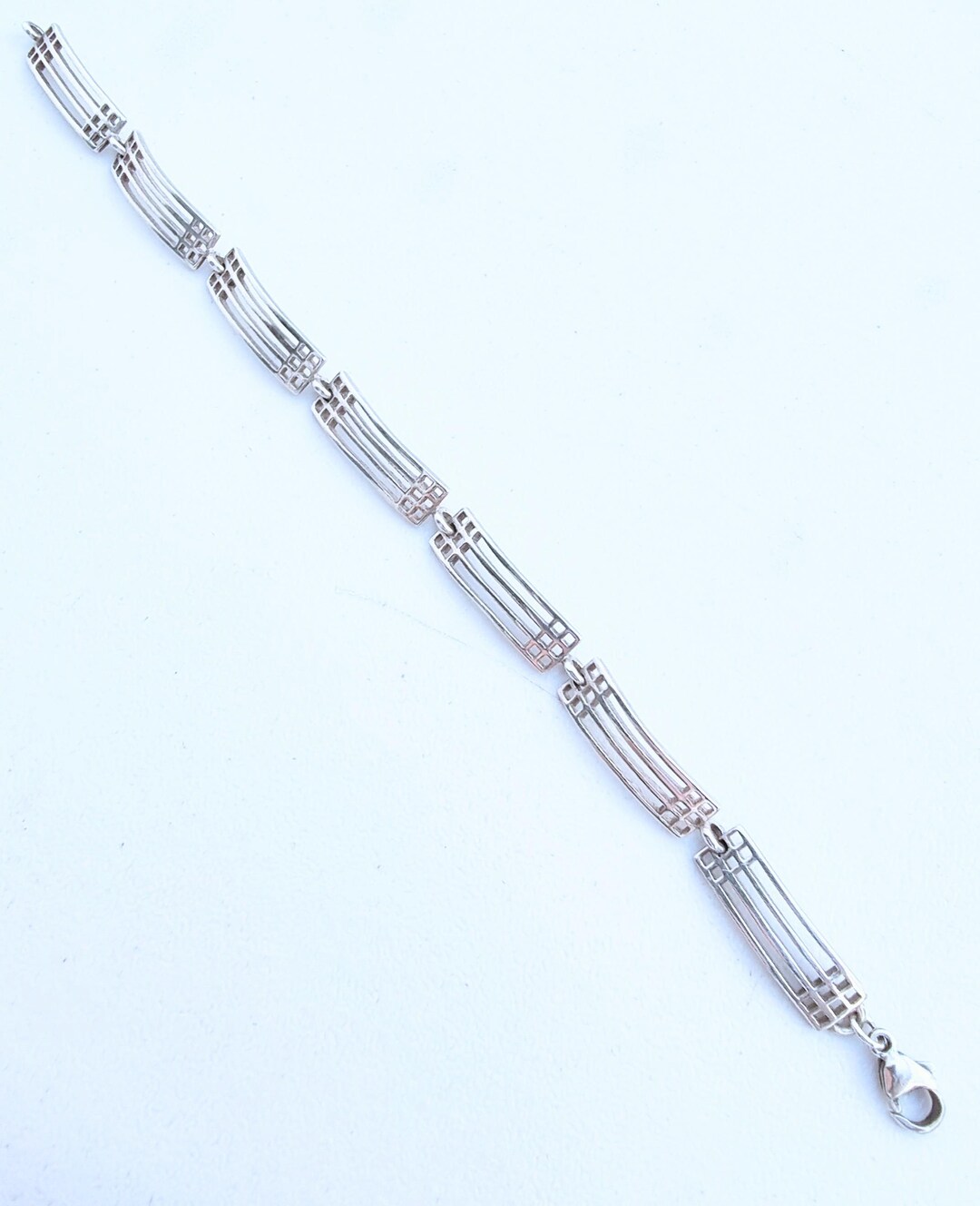 Scottish Mackintosh Design Sterling Silver Bracelet, by Carrick ...