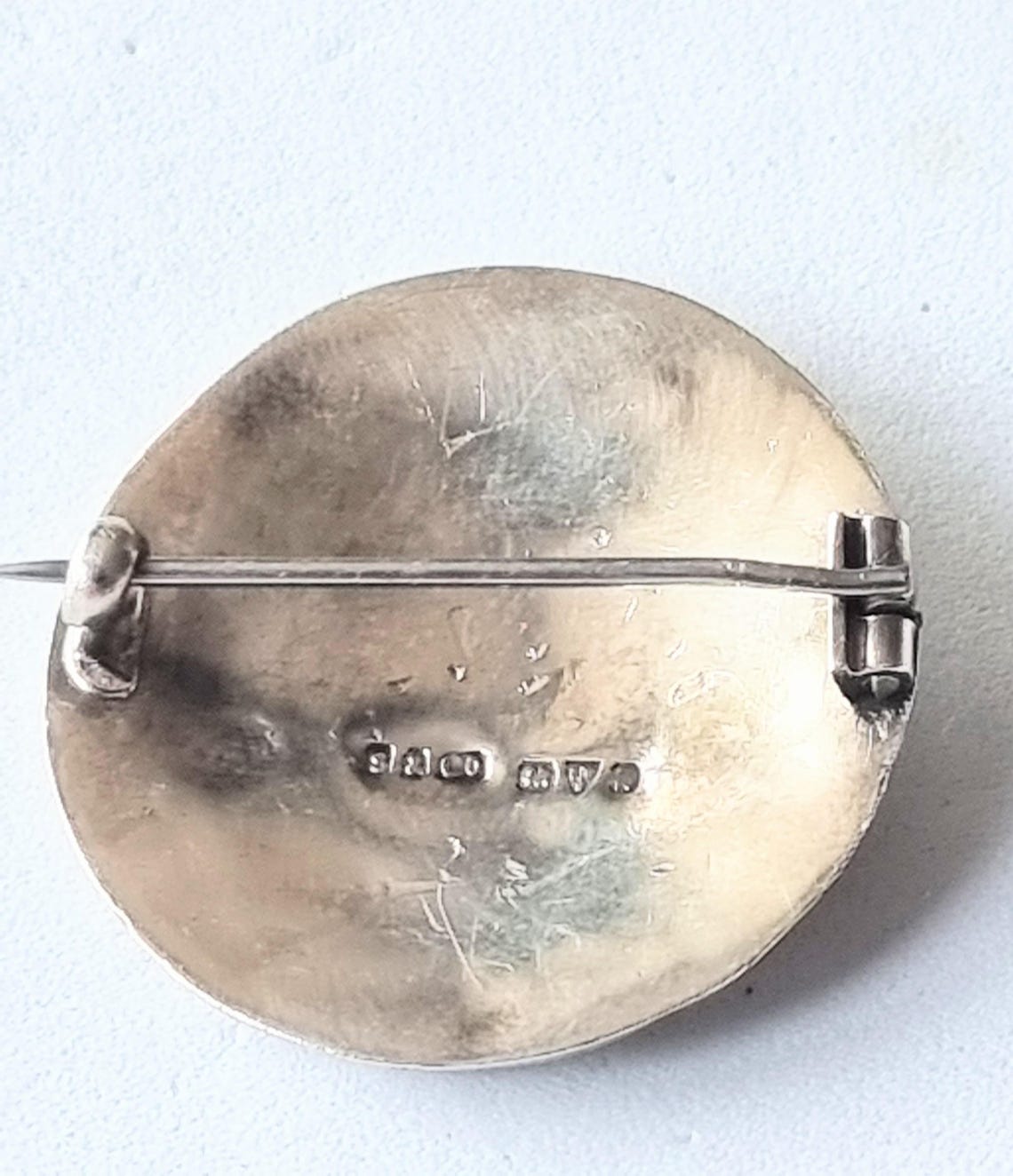 Vintage Scottish Silver Targe or Shield Brooch Hallmarked Chester in ...