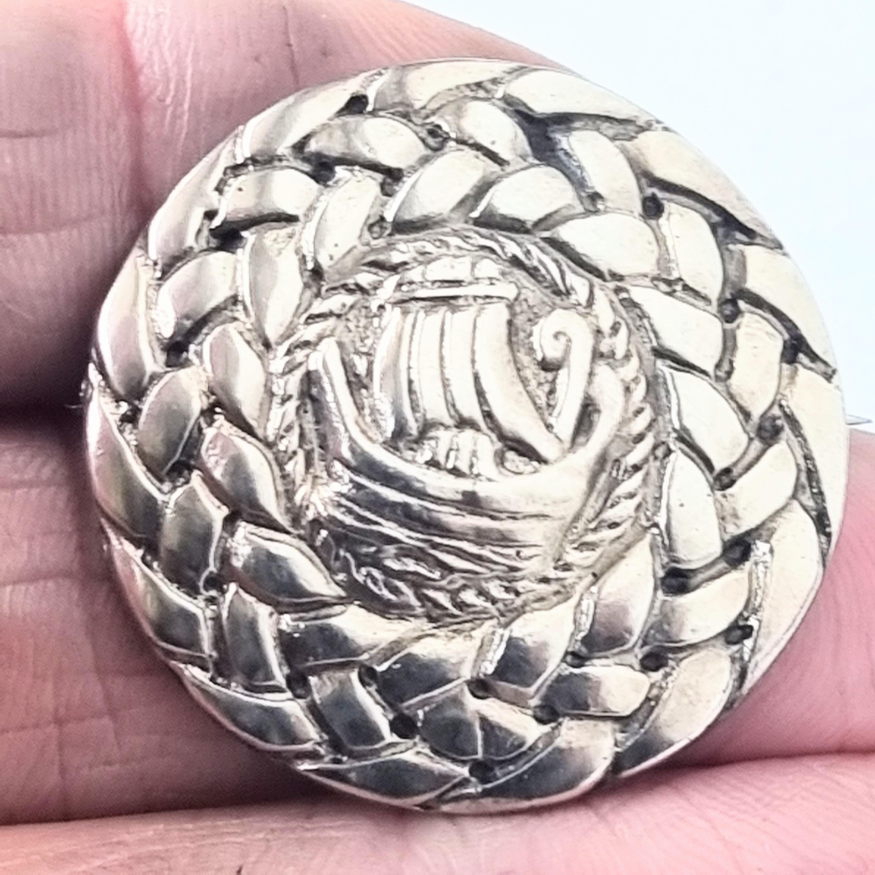 Vintage Scottish Silver Targe or Shield Brooch Hallmarked Chester in ...