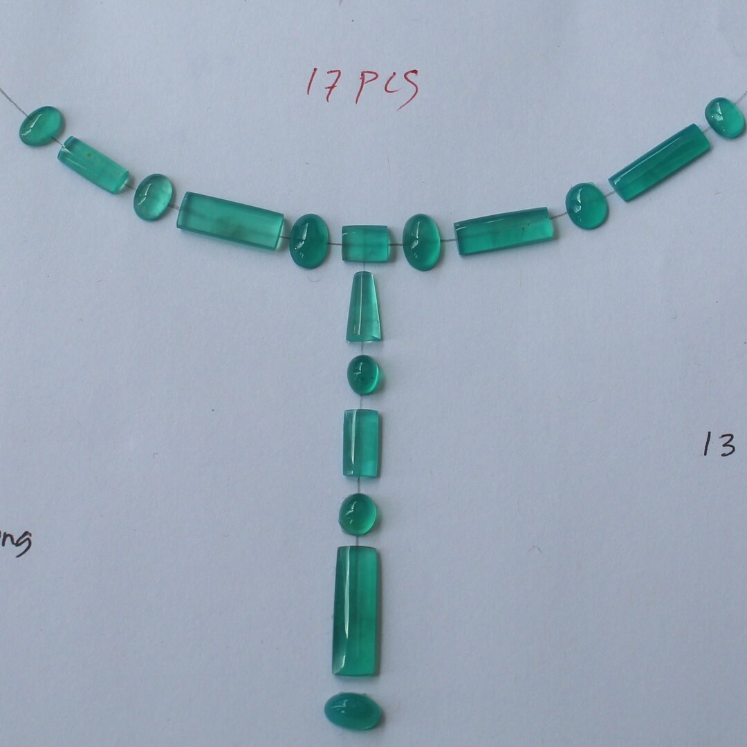 Gem Silica Necklace Suit Etsy