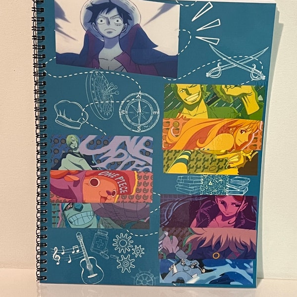 One Piece Anime Notebook - Etsy