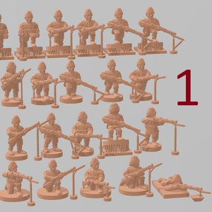 Ottoman Empire - WW1 - 6-10-15mm - Turner Miniatures - Etsy