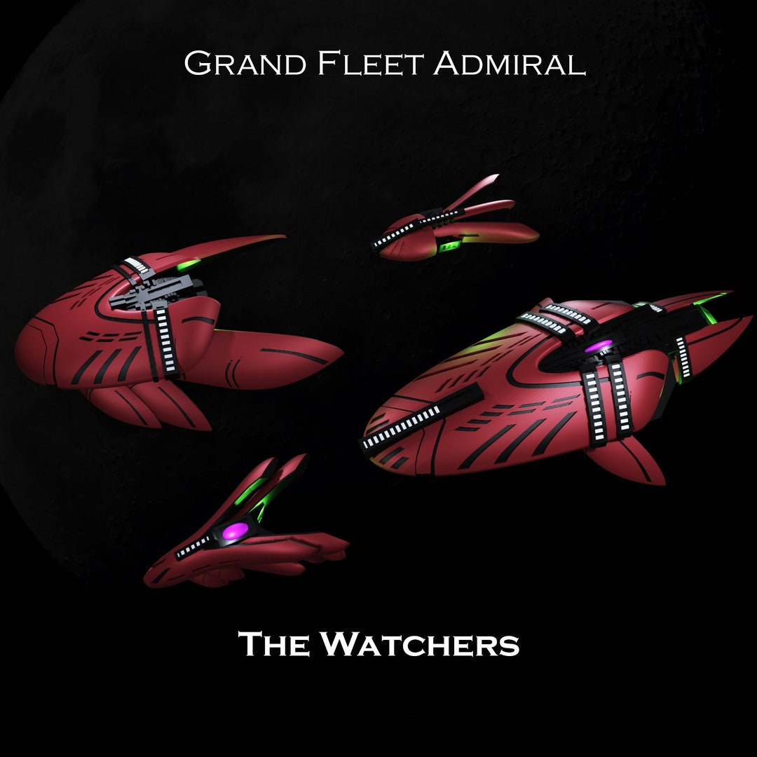 The Watchers Flagships and Expansions - 1/5000 Scale - Grand Fleet ...