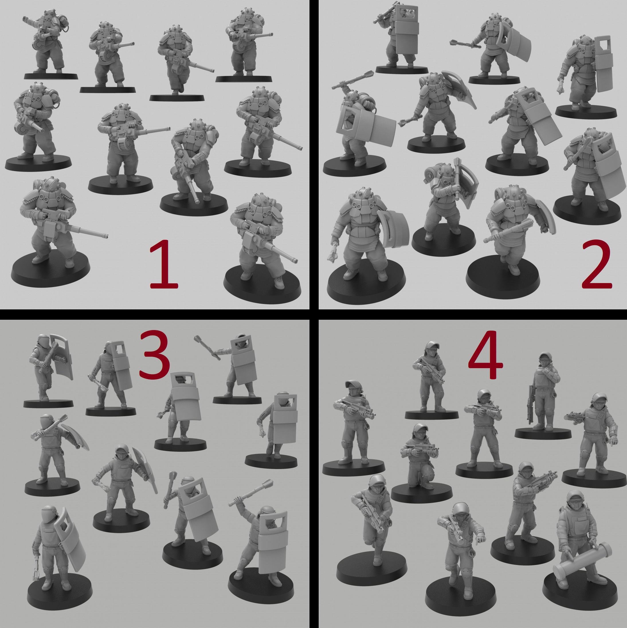 Specialized/command/recon Infantry - Heck Ghosts - 28-32mm ...