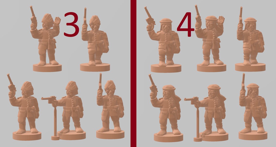 Ottoman Empire - WW1 - 6-10-15mm - Turner Miniatures - Etsy