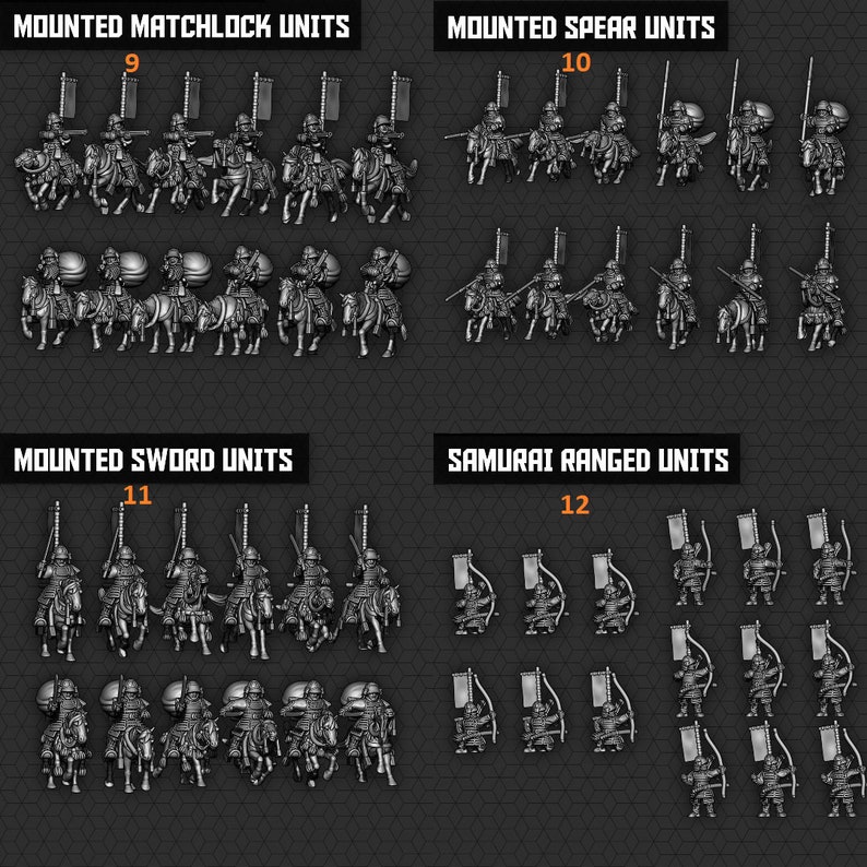 Samurai Warfare - 15mm - SMOL Miniatures - Etsy
