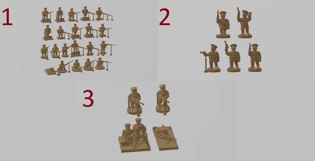Imperial Russian Army WW1 6-10-15mm Turner Miniatures - Etsy