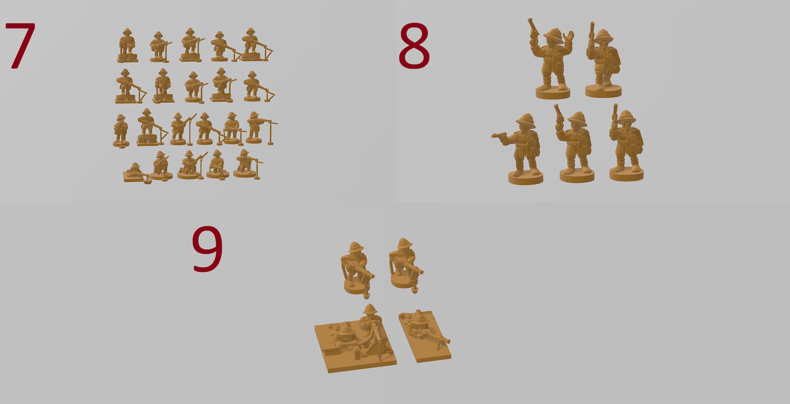 British Expeditionary Force - WW1 - 6-10-15mm - Turner Miniatures - Etsy