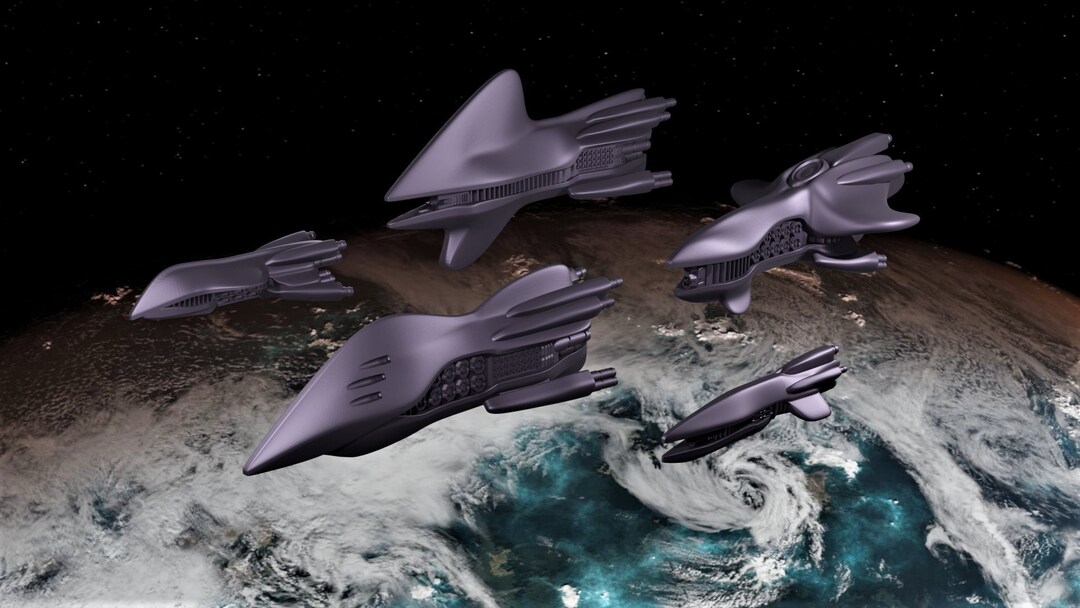 Hilin Republic Flagships and Expansions - 1/5000 Scale - Grand Fleet ...