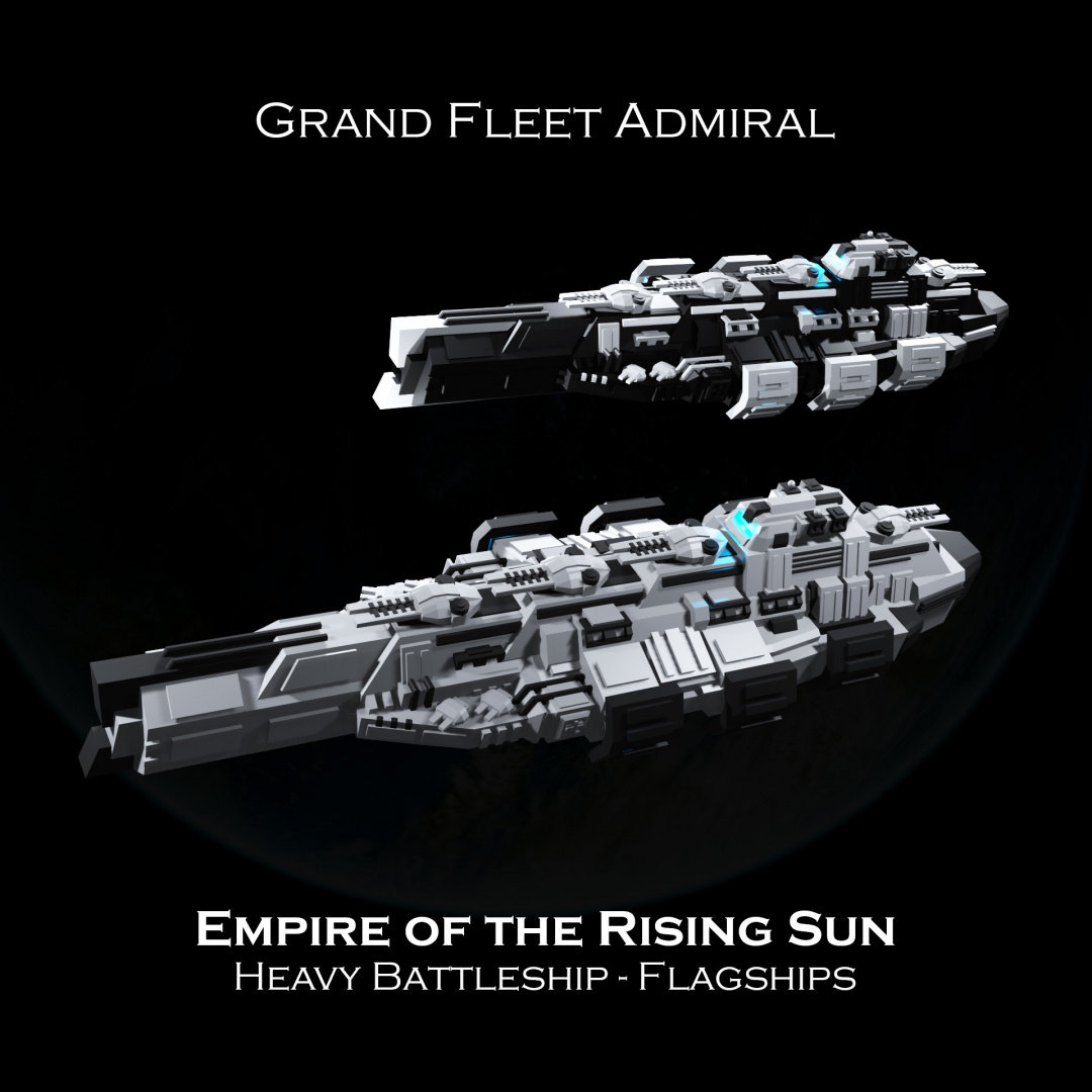 Empire of the Rising Sun Flagships and Expansions - 1/5000 Scale ...