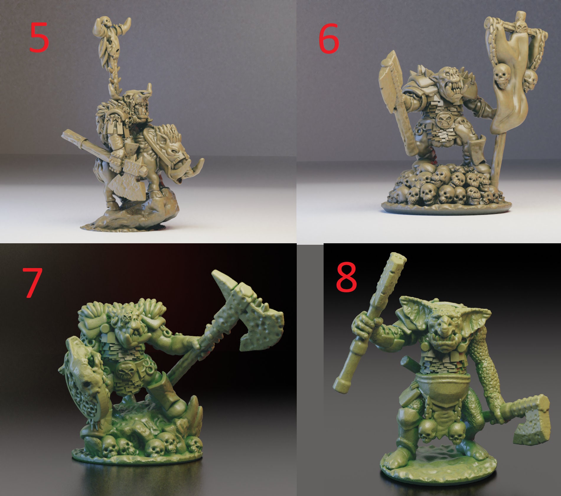 Orc Horde 10mm Wakelessrex | Etsy