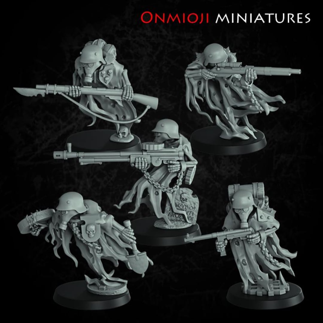Undead Legion - Trench Warfare - 28-32mm - Omnioji Miniatures - Etsy