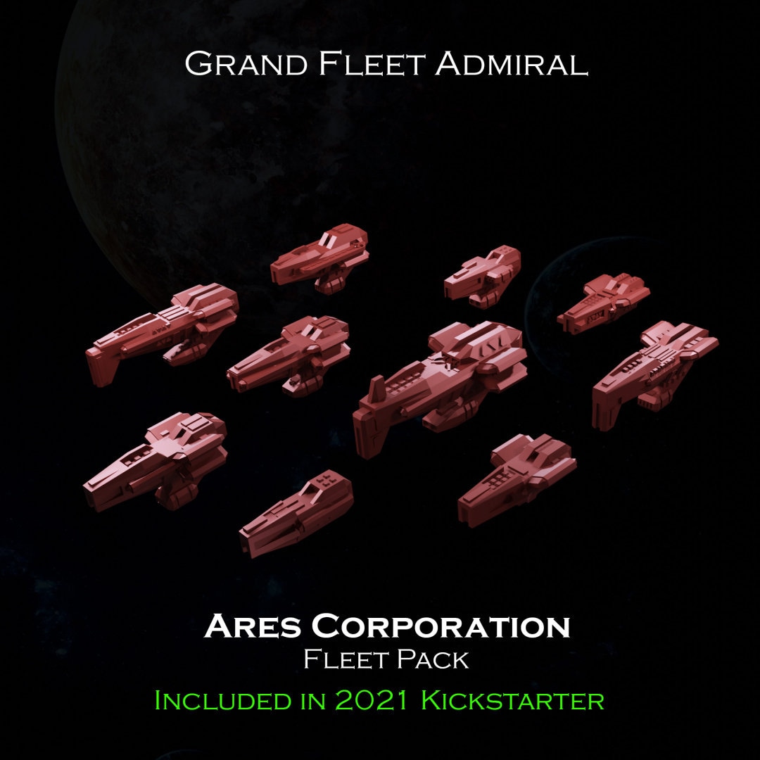 Ares Corp - 1/5000 Scale - Grand Fleet Admiral Tabletop - Etsy