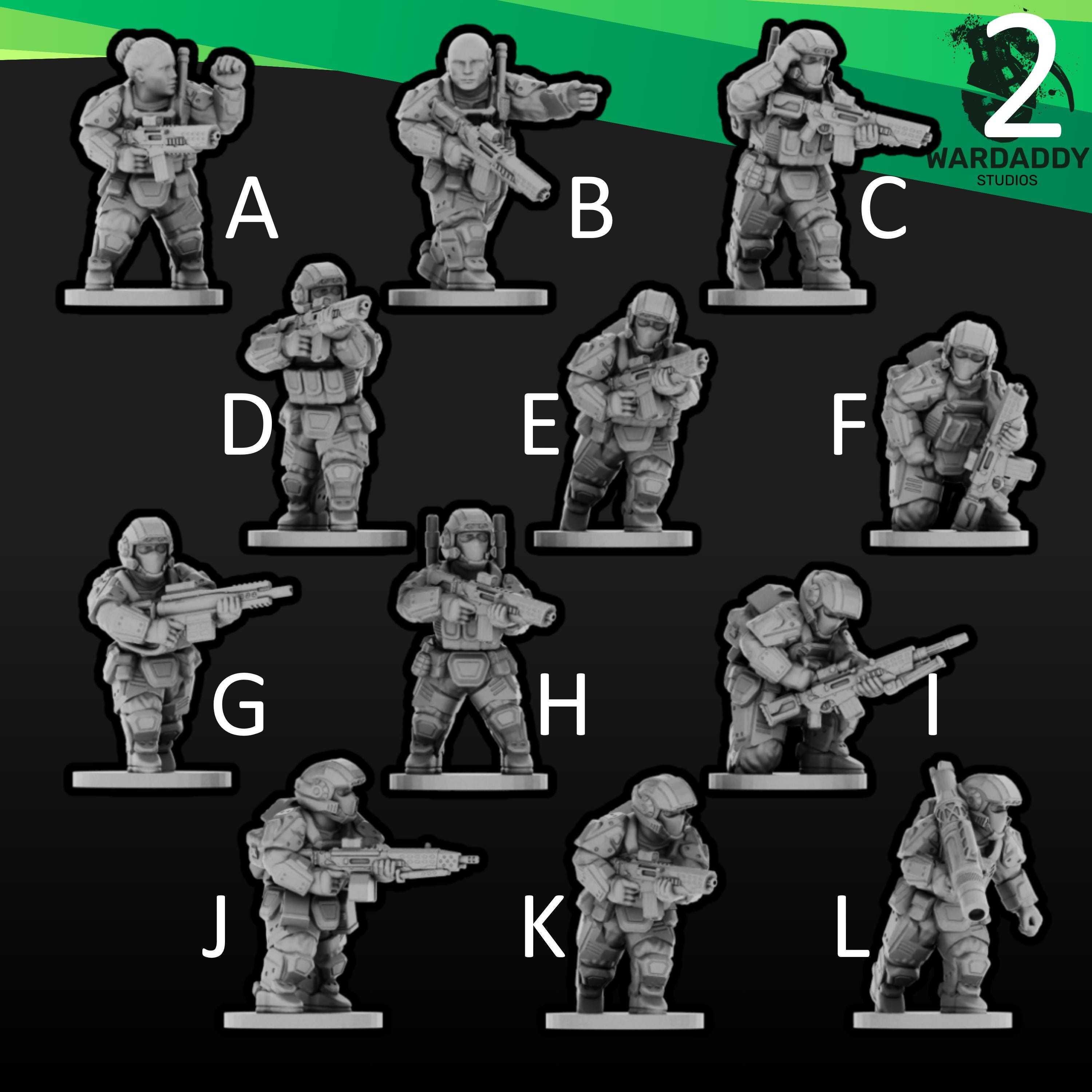 Expeditionary Drop Troops 1st Wave - Dropship - 15-28mm - Wardaddy ...