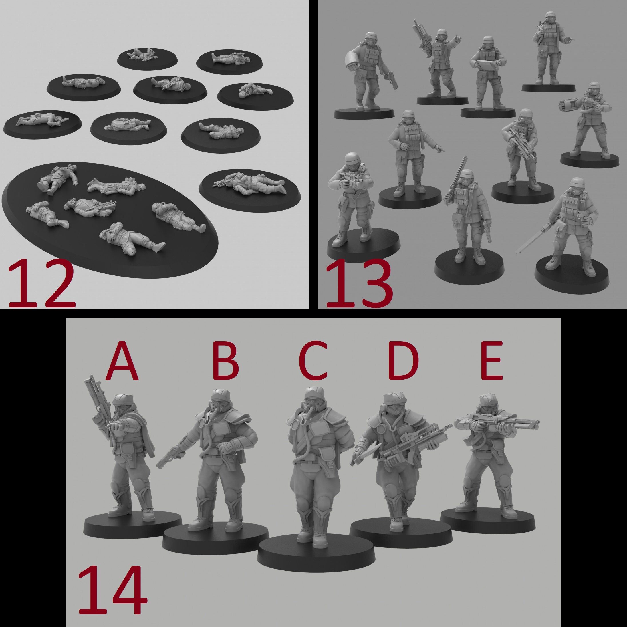 Specialized/command/recon Infantry - Heck Ghosts - 28-32mm ...