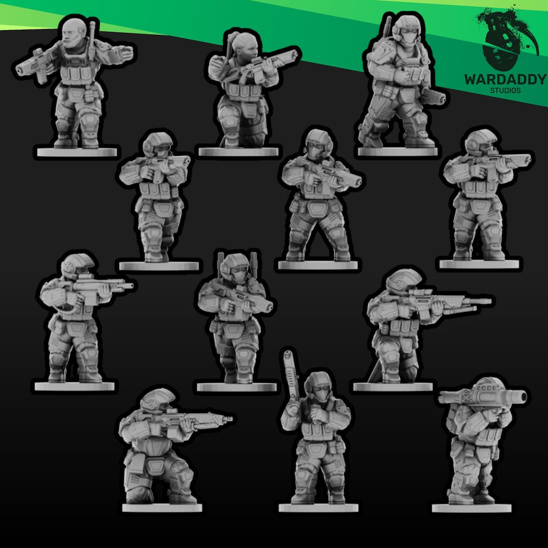 Expeditionary Drop Troops 1st Wave - Dropship - 15-28mm - Wardaddy ...