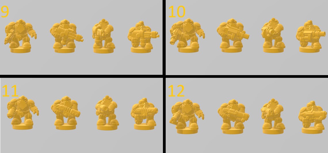 Goliath Consortium Infantry 6-8-10mm KMFP Designs - Etsy