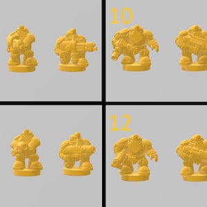 Goliath Consortium Infantry - 6-8-10mm - KMFP Designs - Etsy