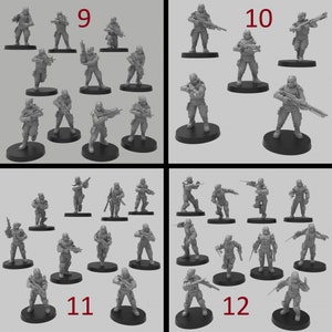 Infantry - Heck Ghosts - 28mm - Thatevilone - Etsy