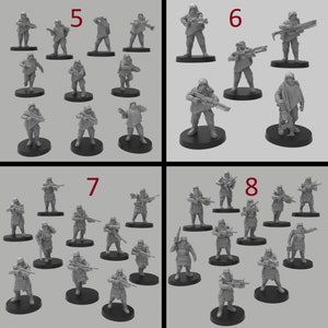 Infantry - Heck Ghosts - 28mm - Thatevilone - Etsy