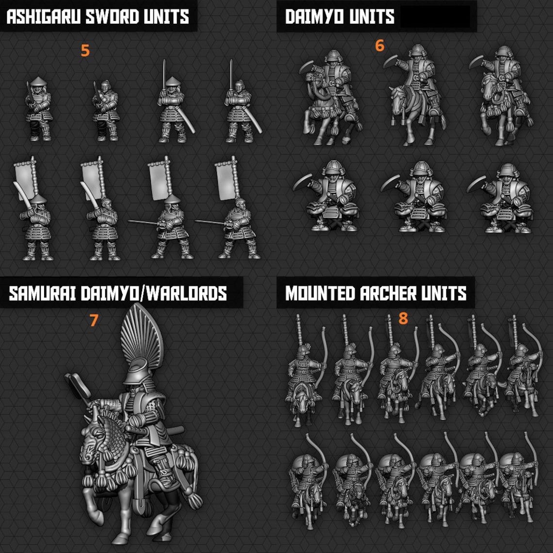 Samurai Warfare - 15mm - SMOL Miniatures - Etsy