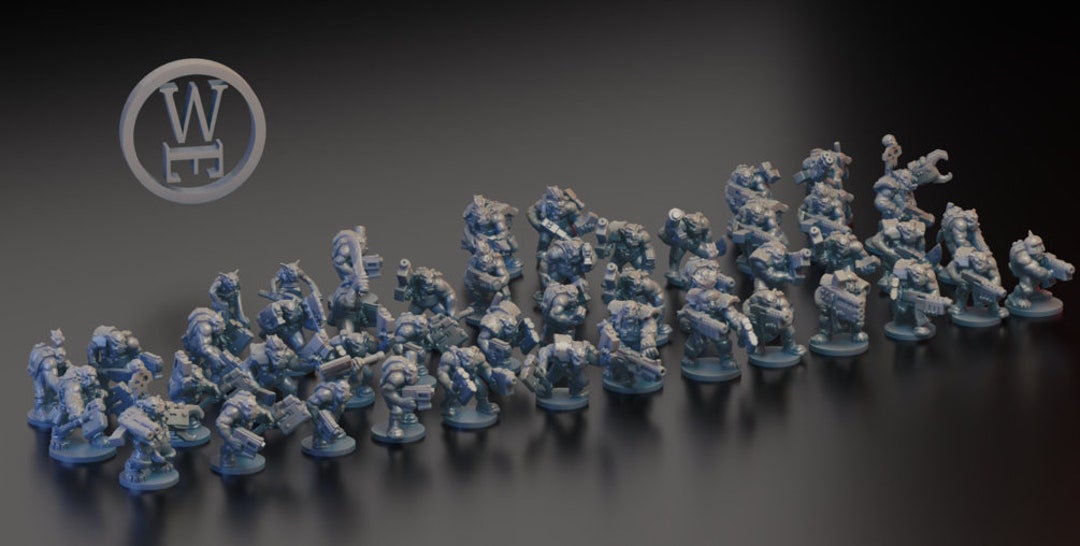 Orc Hordes - 6-10-15mm - Wakelessrex - Etsy