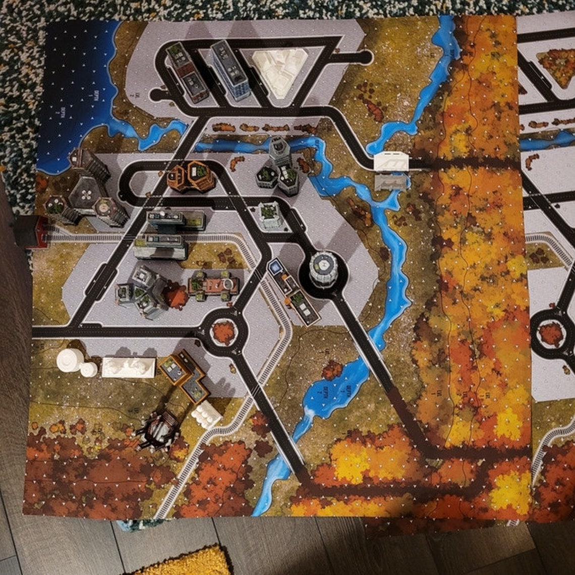 Futuristic Urban Buildings 6mm 1:285 Steampunk Arena | Etsy