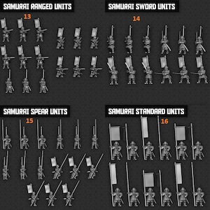 Samurai Warfare - 15mm - SMOL Miniatures - Etsy