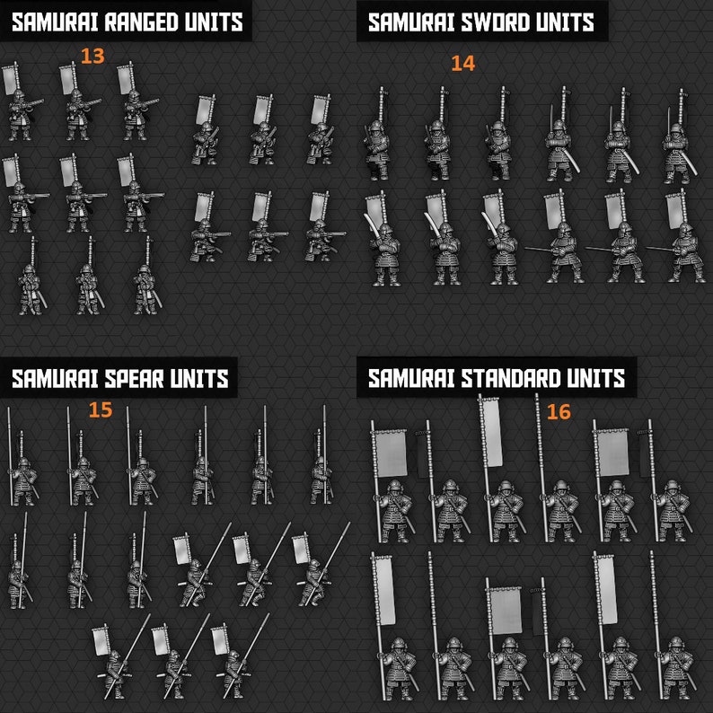 Samurai Warfare - 15mm - SMOL Miniatures - Etsy